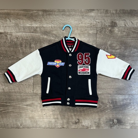 DISNEY CARS | Jackets & Coats | Disney Lightning Mcqueen Bomber ...